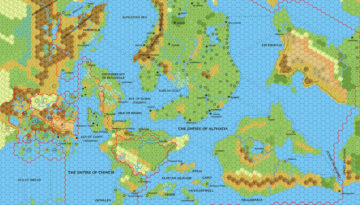 Dawn of the Emperors Empires of Alphatia and Thyatis, 72 miles per hex ...