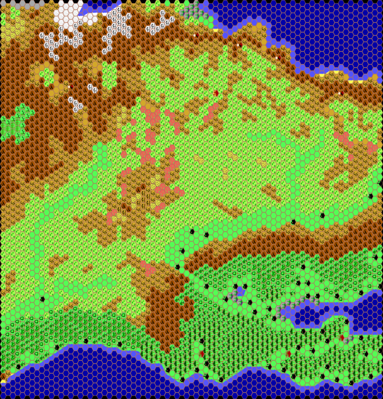 Thibault’s Skothar, 72 miles / hex 1999 | Atlas of Mystara
