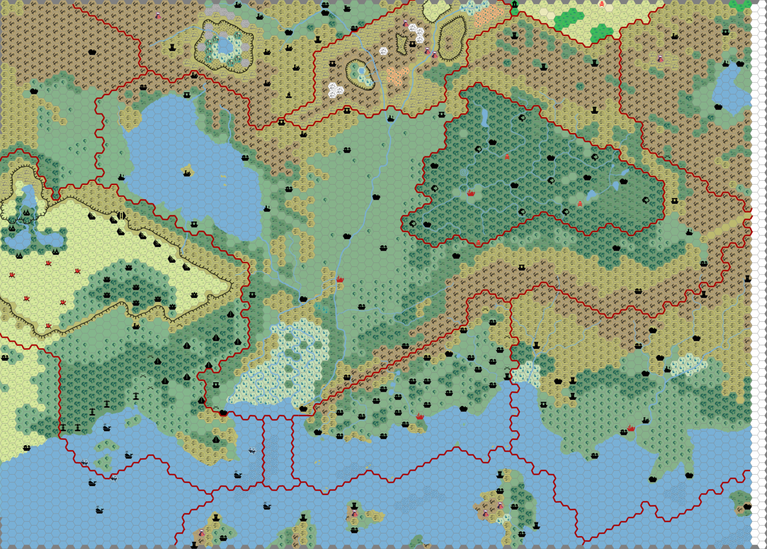 GAZ11 Darokin, 8 miles per hex, | Atlas of Mystara