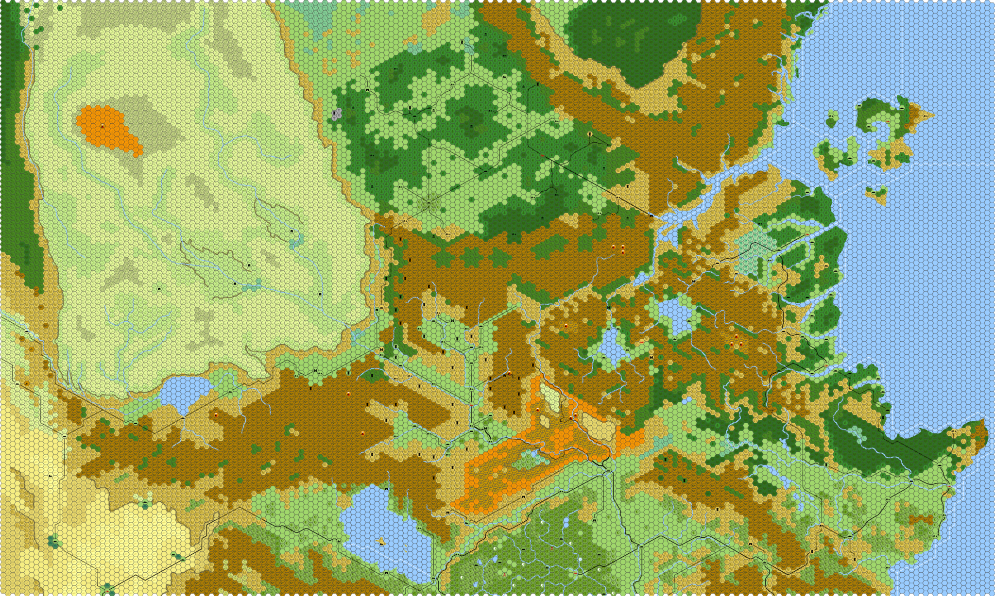 Anondson’s Known World North, 8 mi / hex | Atlas of Mystara
