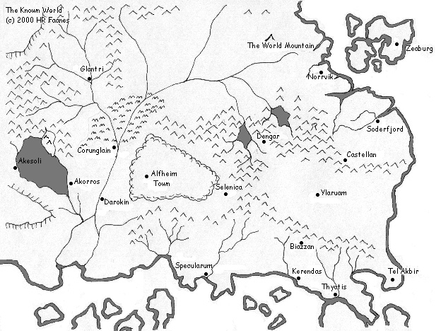 The Known World by Håvard, April 2000 | Atlas of Mystara