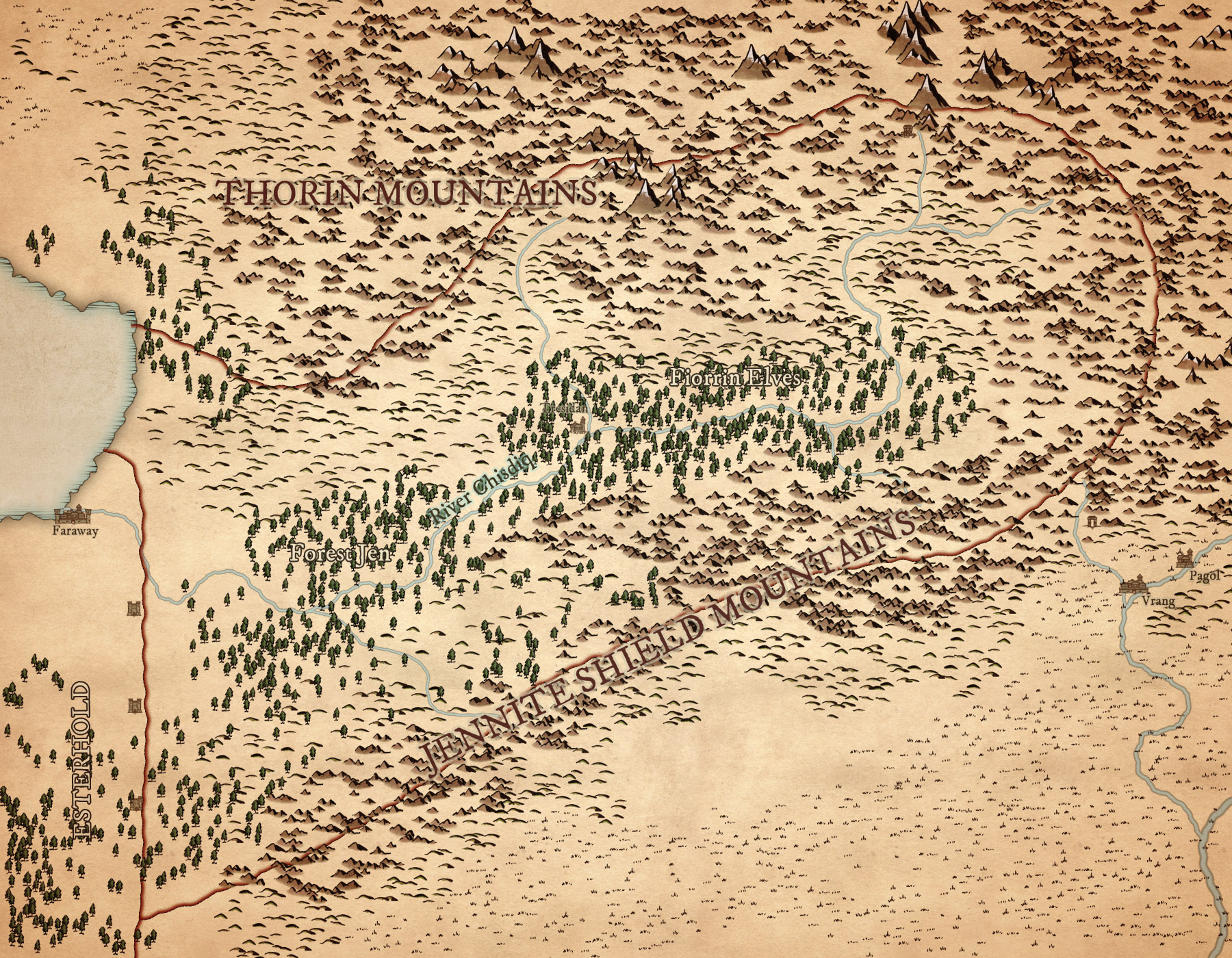 Mark’s Forest Jen | Atlas of Mystara
