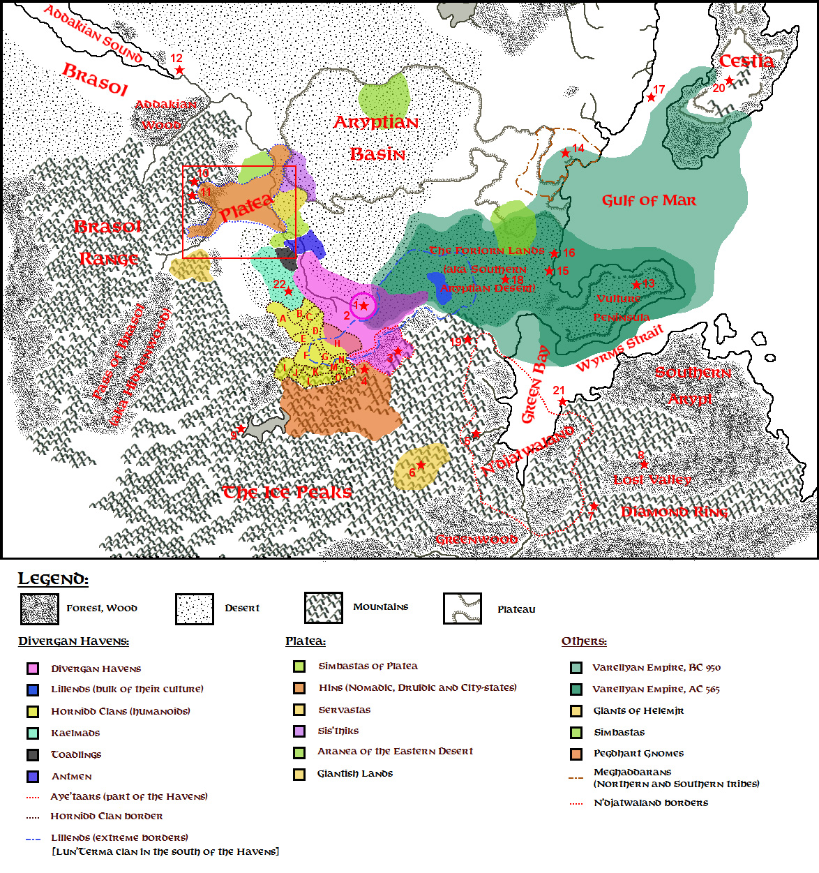 LoZompatore’s Central Davanian Cultures | Atlas of Mystara
